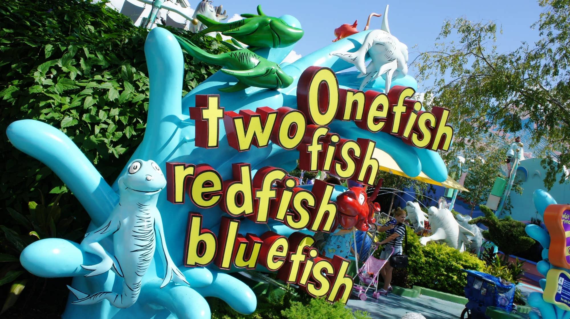 One Fish, Two Fish, Red Fish, Blue Fish at Universal's Islands of Adventure